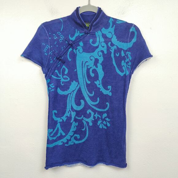 Shanghai Tang | Tops | Shanghai Tang Cashmere Knit Qipao Top Womens ...